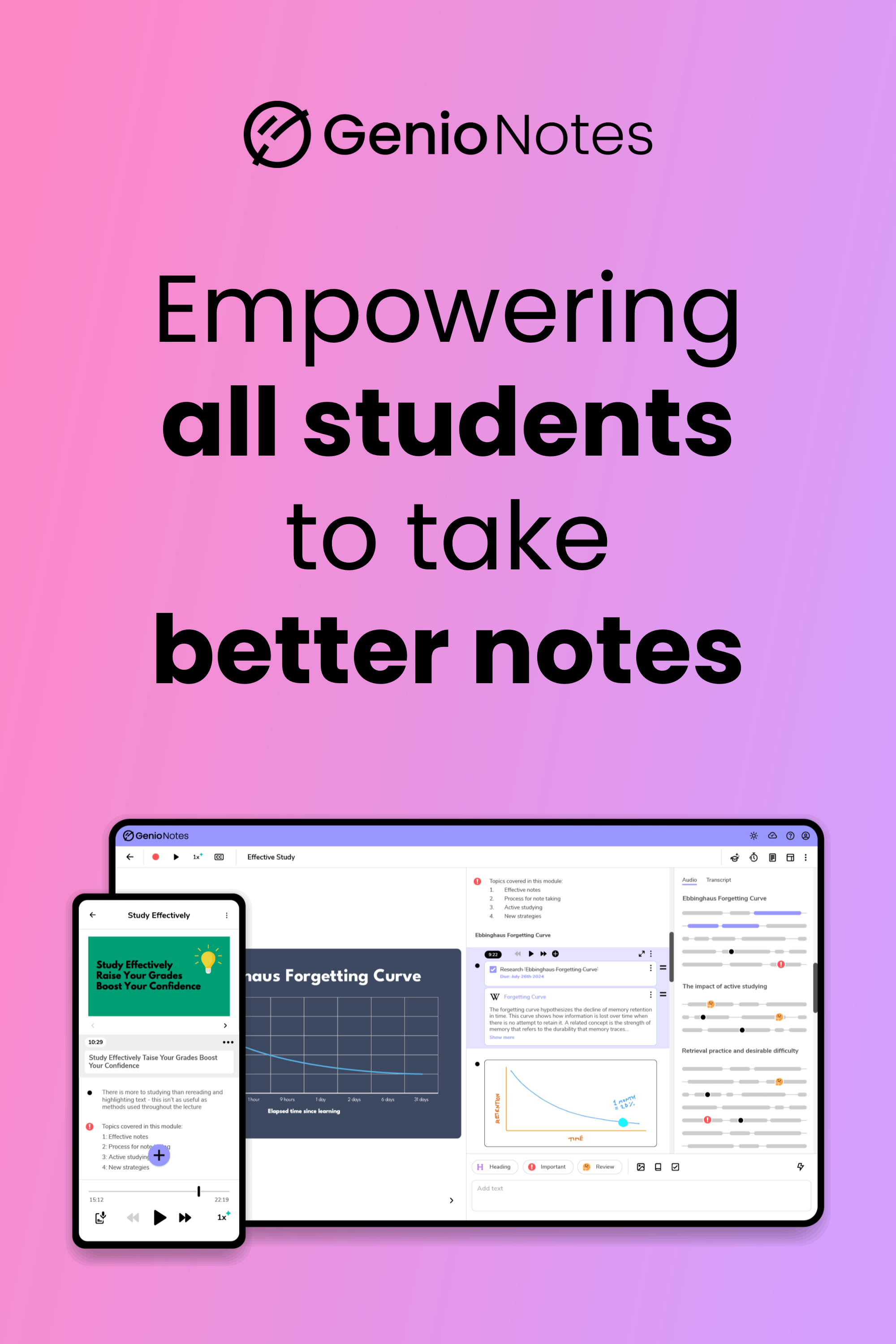 Buy Genio Notes + Captions - Genio Notes Makes It Easy To Capture, Or ...